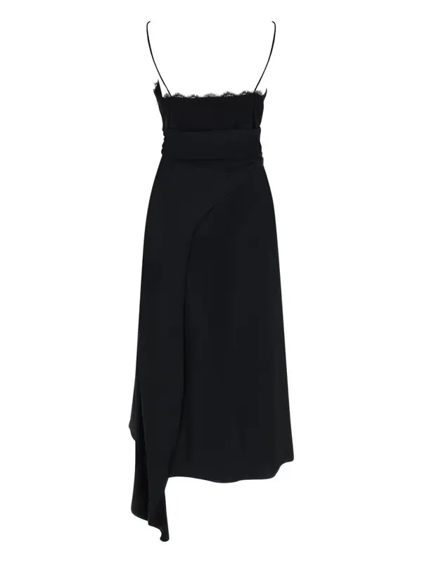 Moschino Midi Dress With Lace Detail