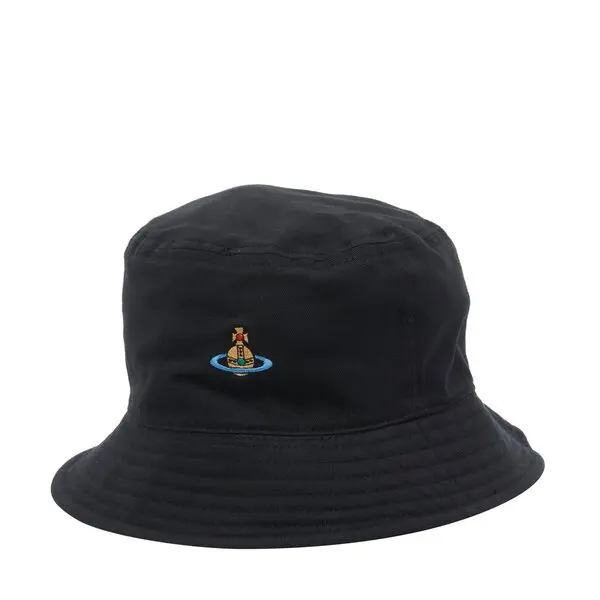 VIVIENNE WESTWOOD Orb Logo Bucket Hat - Black
