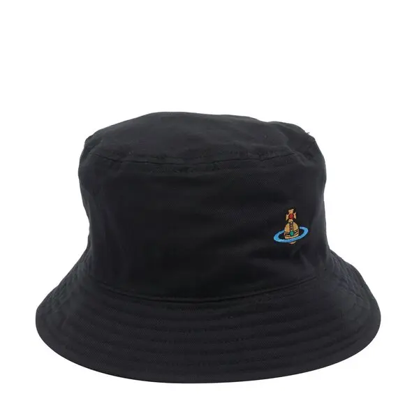 VIVIENNE WESTWOOD Orb Logo Bucket Hat - Black