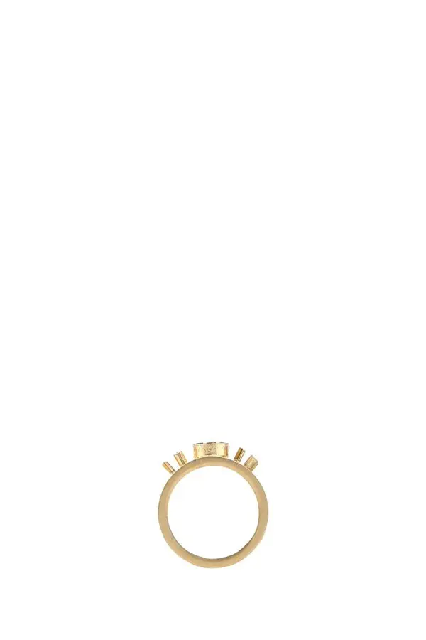 MAISON MARGIELA 925 Silver Ring With Finishing - Gold