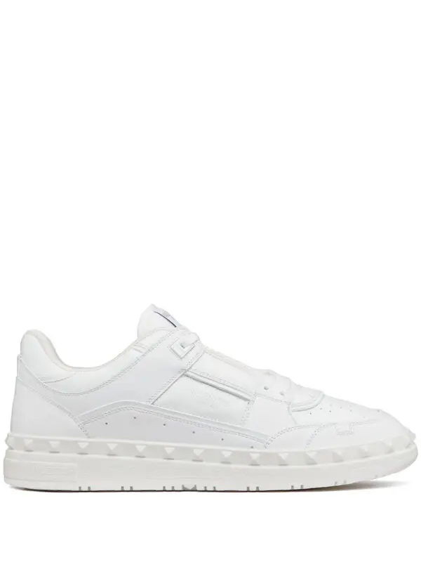 Valentino Garavani Rockstud Leather Sneakers - Multicolor