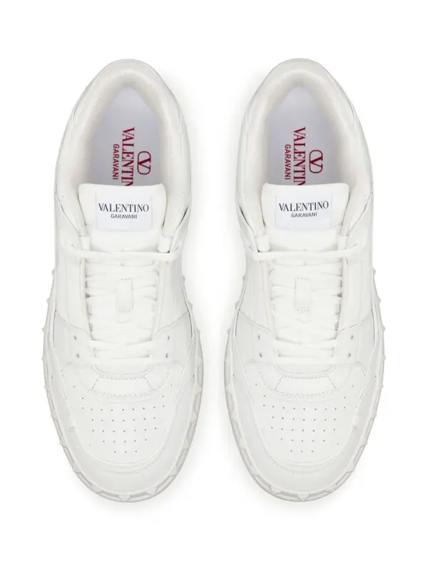 Valentino Garavani Rockstud Leather Sneakers - Multicolor