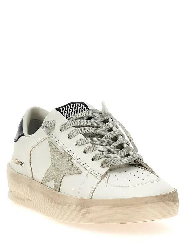 GOLDEN GOOSE Stardan Leather Sneakers - Blue