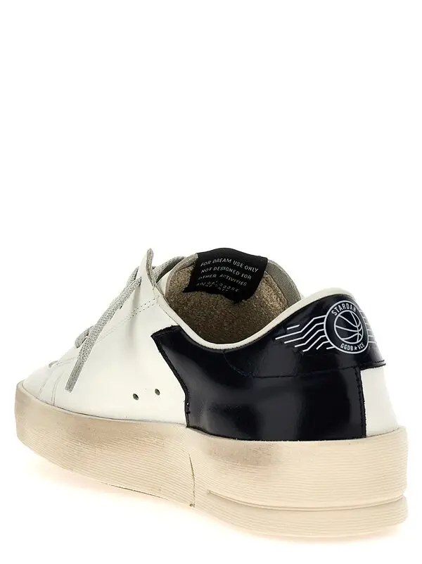 GOLDEN GOOSE Stardan Leather Sneakers - Blue