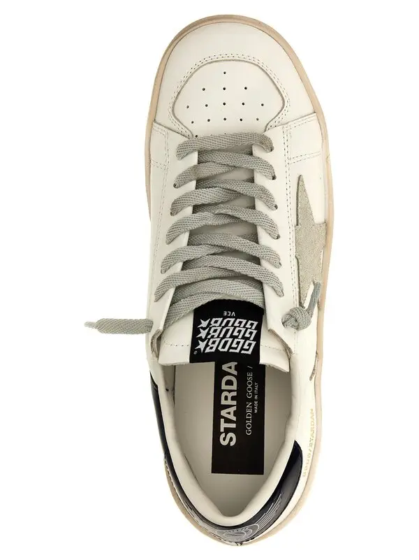 GOLDEN GOOSE Stardan Leather Sneakers - Blue