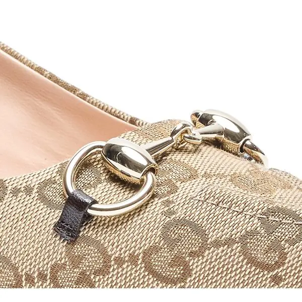 Gucci Horsebit Gg Decollete - Cream