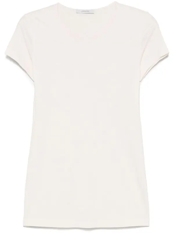 LEMAIRE Cotton T-shirt With Crewneck And Short Sleeves