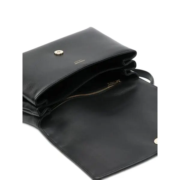 FERRAGAMO Calf Leather Tote Bag With Gold-tone Hardware