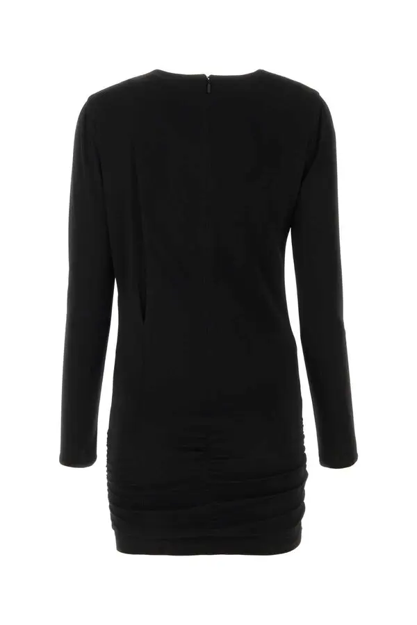Versace Stretch Viscose Mini Dress - Black