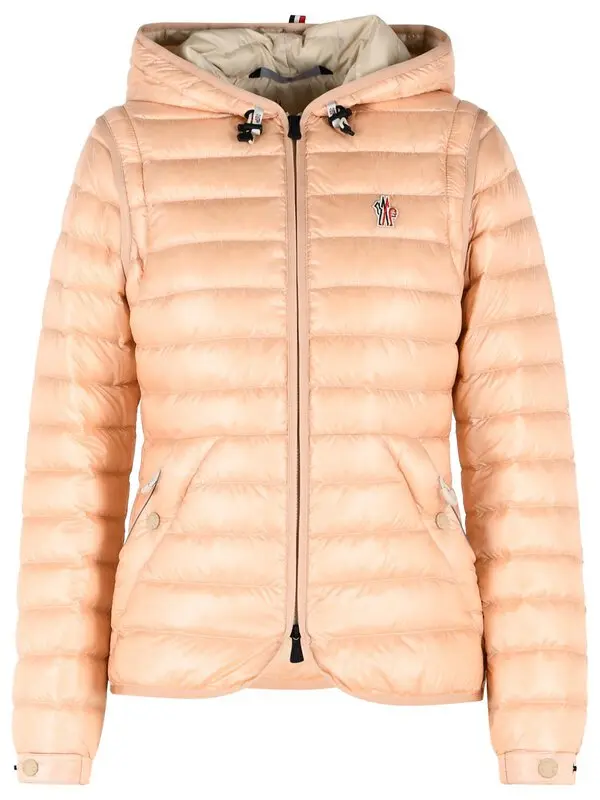 Moncler Karura' Hooded Down Jacket - Pink