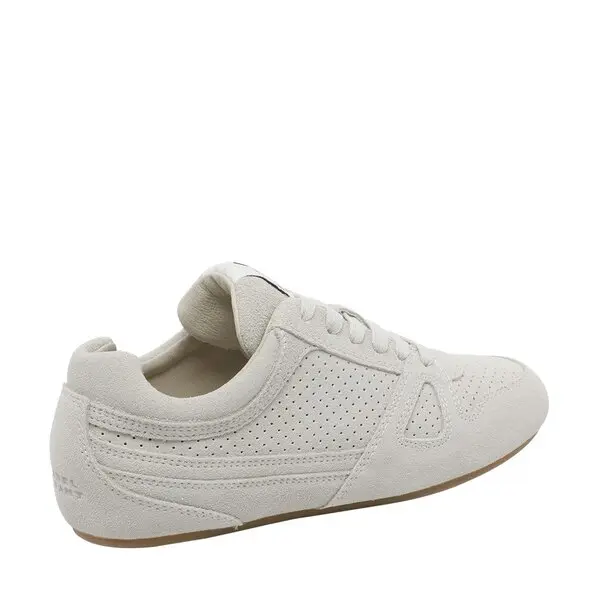 Isabel Marant Étoile Senny Perforated Suede Sneakers - White