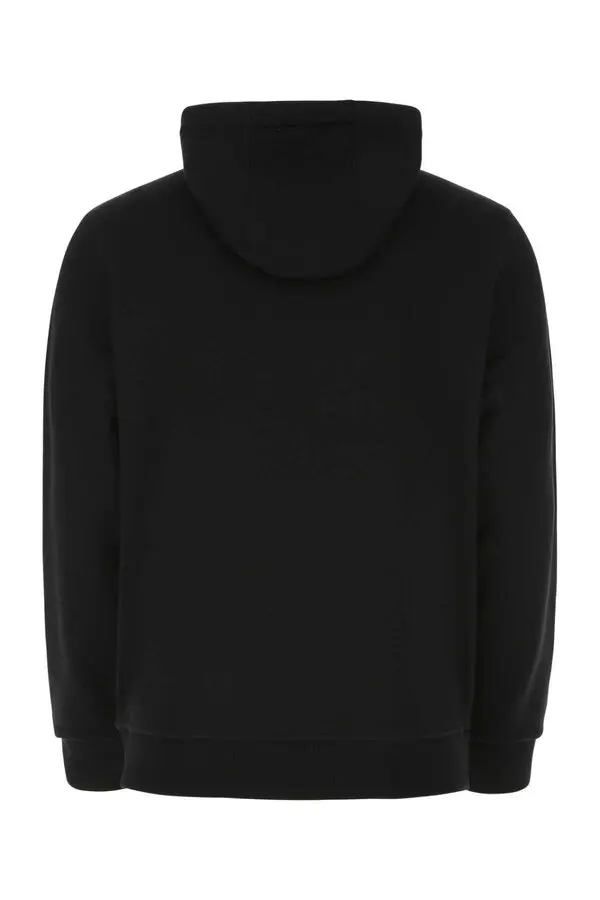 Burberry Cotton Logo Hoodie - Black