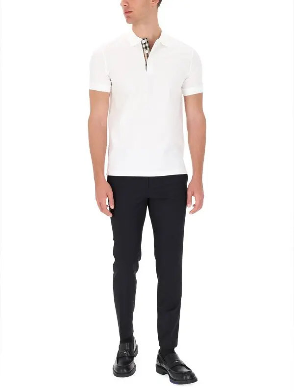 Burberry Polo With Logo