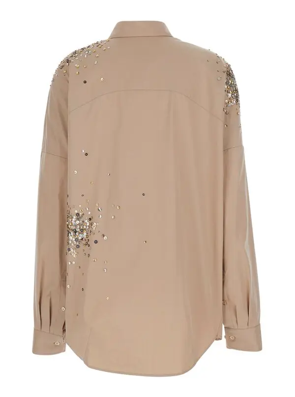 Dries Van Noten Embellished Cotton Shirt - Multicolor