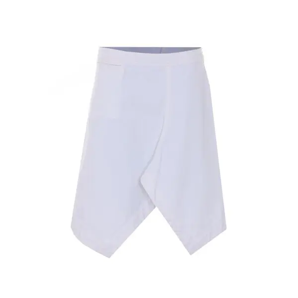LEMAIRE Asymmetrical Denim Skirt - White