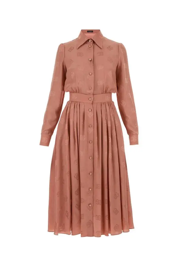 Dolce & Gabbana Silk Shirt Dress