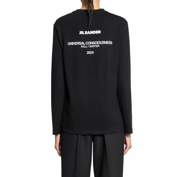 JIL SANDER Long Sleeve Crewneck T-shirt
