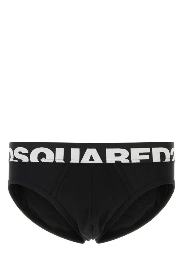 Dsquared2 Stretch Cotton Brief - Black