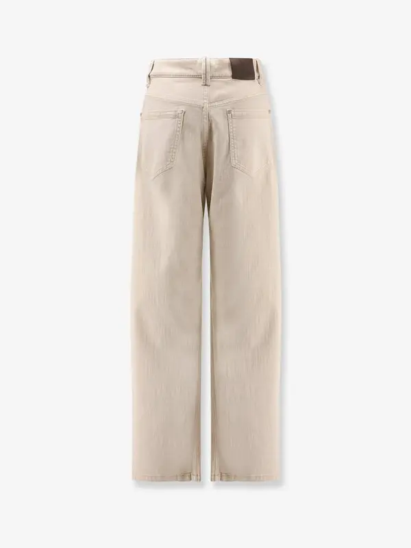 Brunello Cucinelli Loose Barrel Jean Trousers
