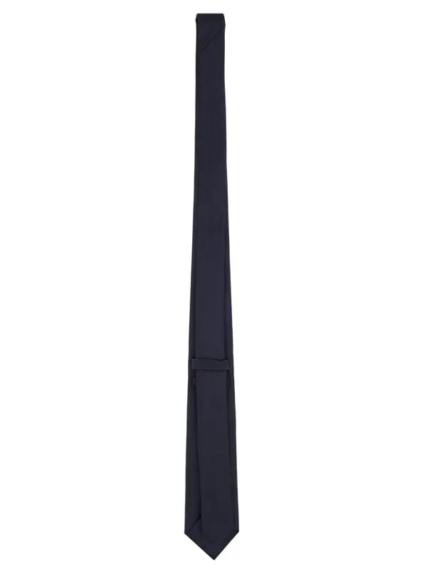 Tagliatore Satin Neck Tie - Blue