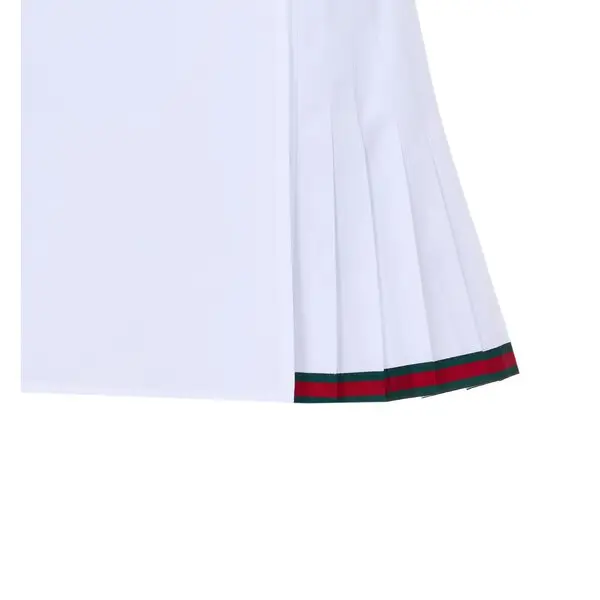 Gucci Pleated Mini Skirt With Contrast Piping