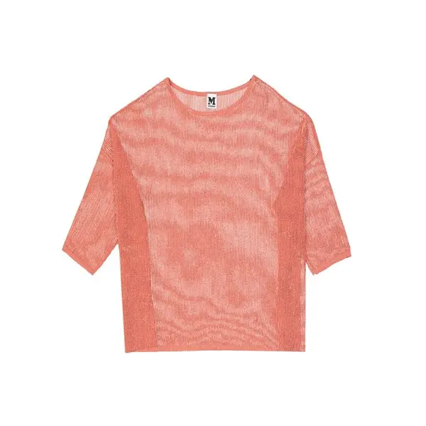 Missoni Semi-transparent Sweater With Three-quarter Sleeves - Pink