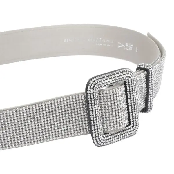 Benedetta Bruzziches Venus Embellished Belt - Silver