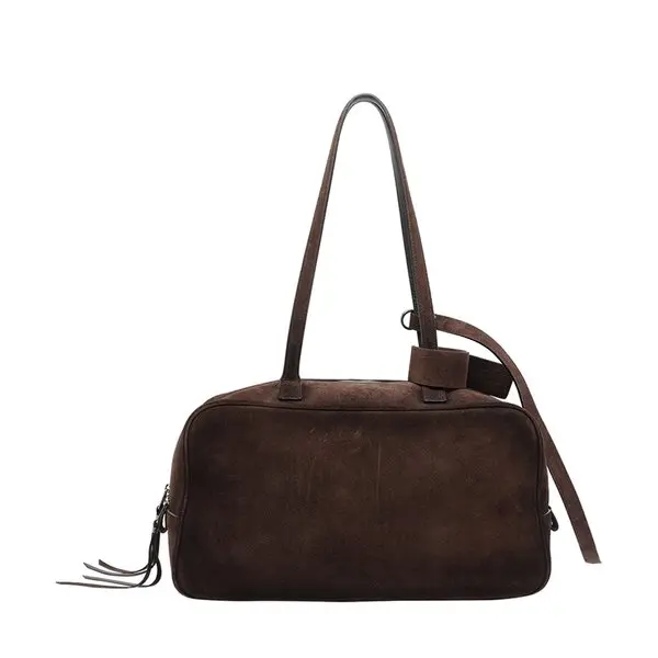 Balenciaga Medium Carrie Bowling Bag - Brown