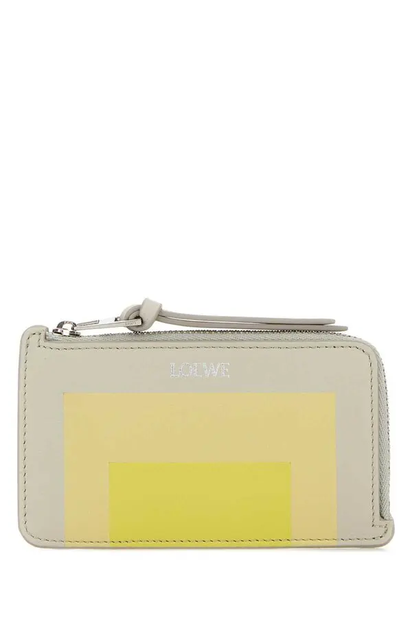 Loewe Nappa Leather X Josef And Anni Albers Card Holder - Multicolor