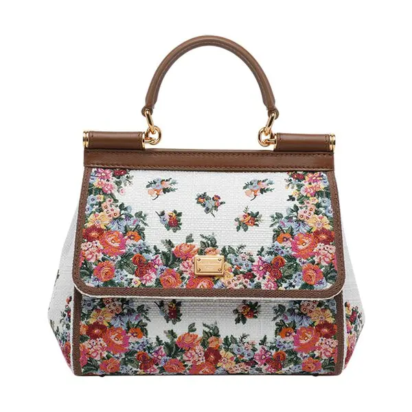 Dolce & Gabbana Medium Sicily Embroidered Handbag