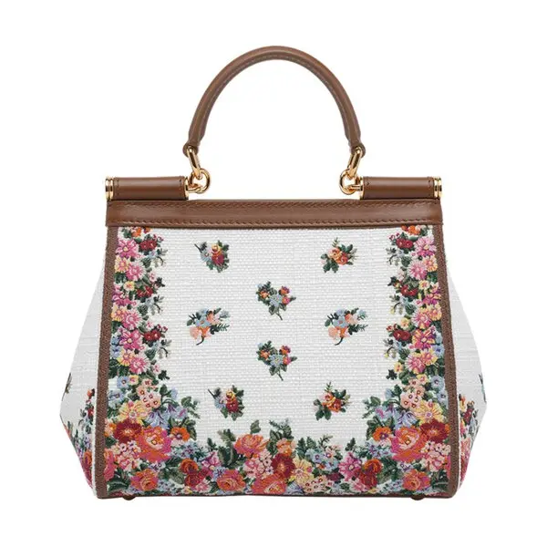 Dolce & Gabbana Medium Sicily Embroidered Handbag