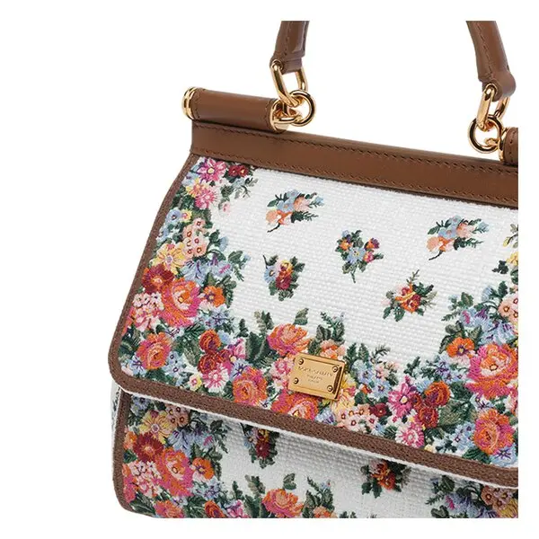 Dolce & Gabbana Medium Sicily Embroidered Handbag