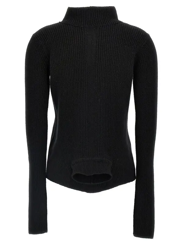 Rick Owens Headon Dbl Sweater - Black