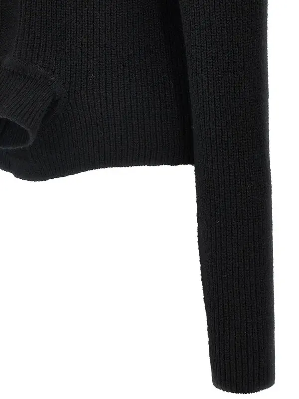Rick Owens Headon Dbl Sweater - Black