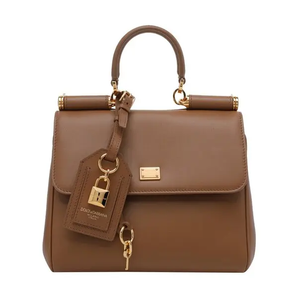 Dolce & Gabbana Small My Sicily Handbag - Brown