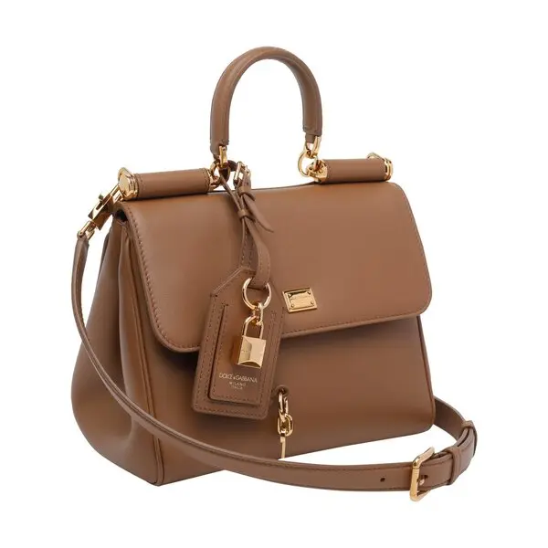 Dolce & Gabbana Small My Sicily Handbag - Brown