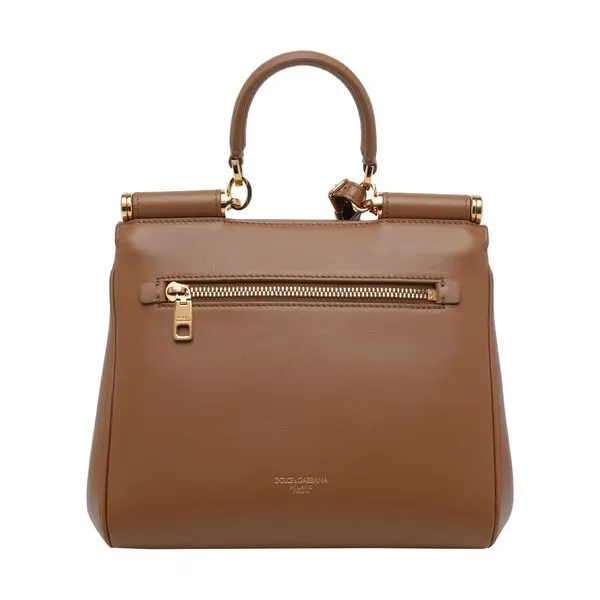 Dolce & Gabbana Small My Sicily Handbag - Brown