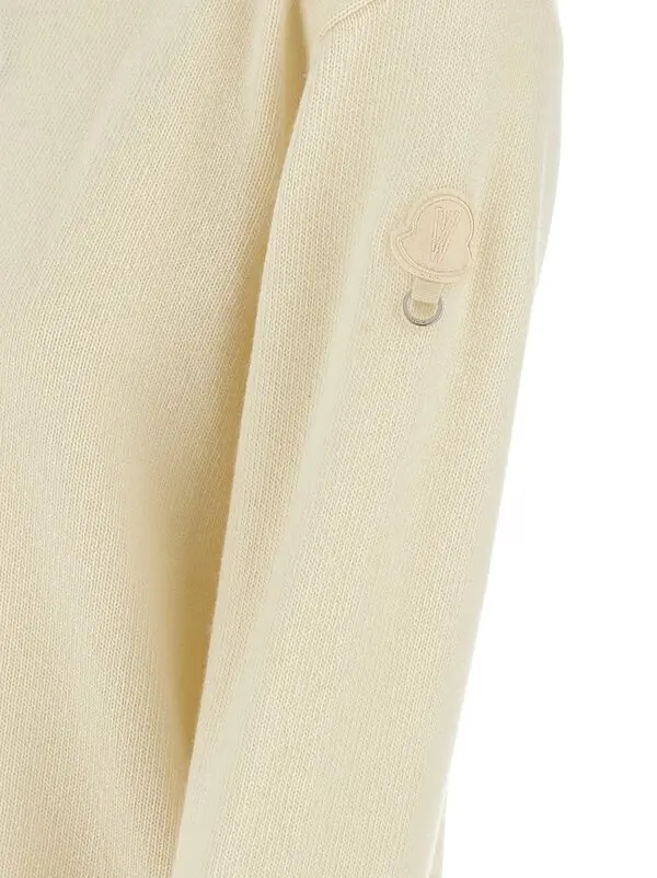 Moncler X Willow Smith Wool Cashmere Sweater With Metal Eyelet Detail
