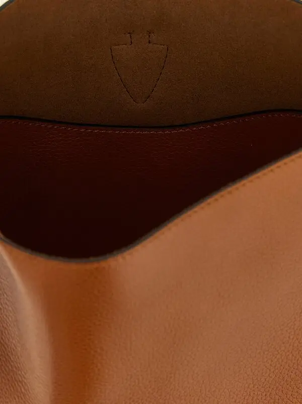 TOD'S T Timeless Mini Bucket Bag - Brown