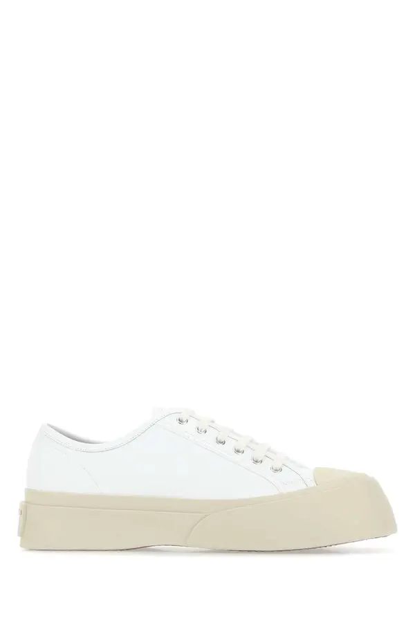 Marni Leather Pablo Sneakers - White