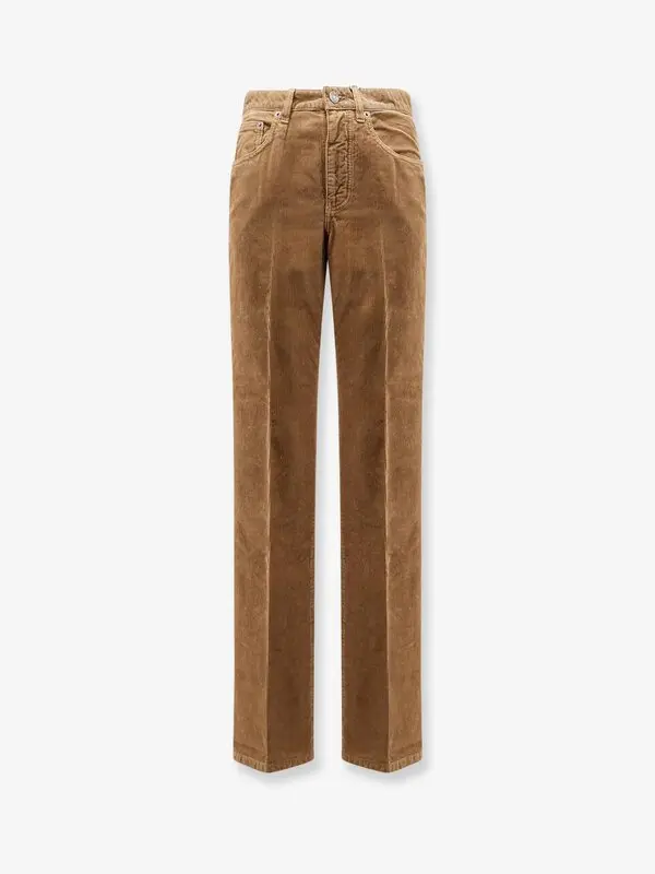 Saint Laurent Wide Leg Corduroy Trousers