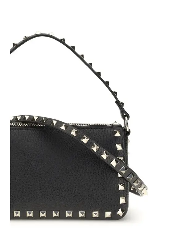 Valentino Garavani Rockstud Shoulder Bag - Black