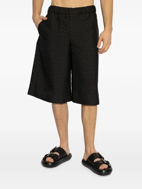 Alexander McQueen Skull Print Bermuda Shorts - Multicolor