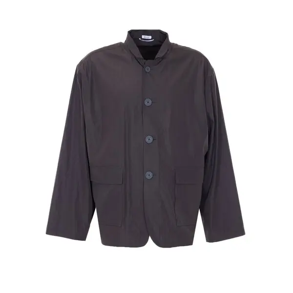 Thom Browne Light Memory Tech Packable Sportcoat With Logo