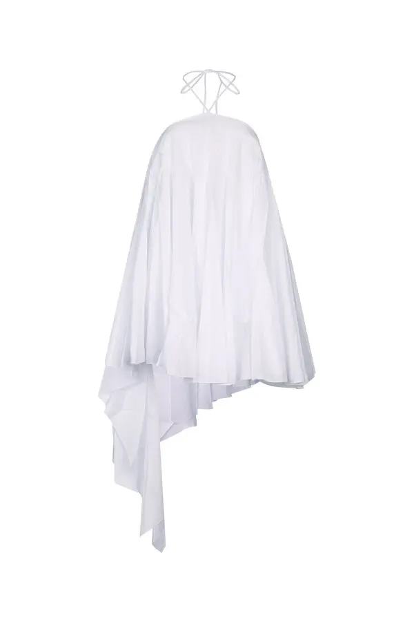 Jacquemus La Robe Triangle Courte Asymmetrical Drape Dress