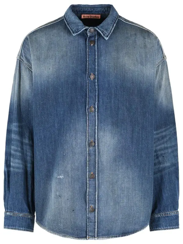 Acne Studios Cotton Shirt - Blue