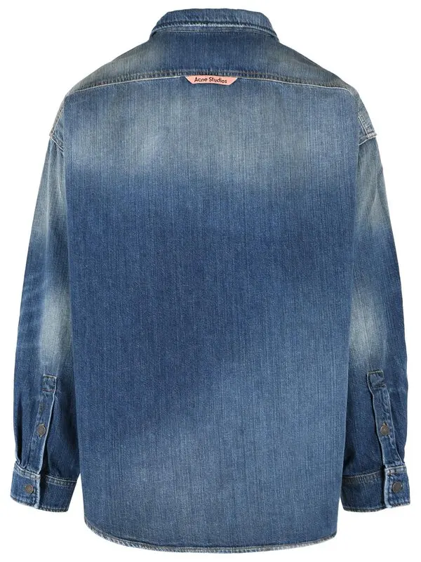 Acne Studios Cotton Shirt - Blue