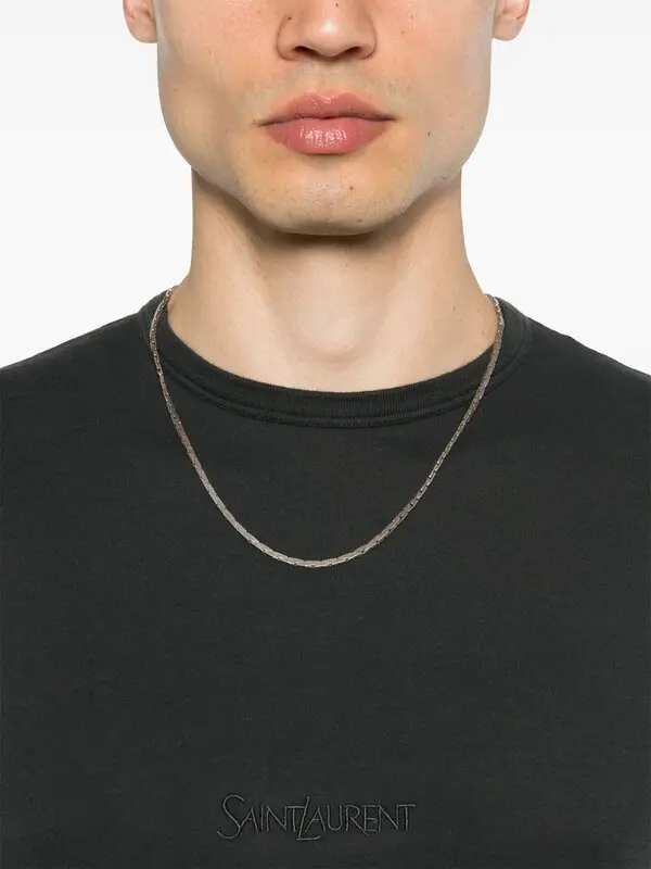 Saint Laurent Logo Cotton T-shirt