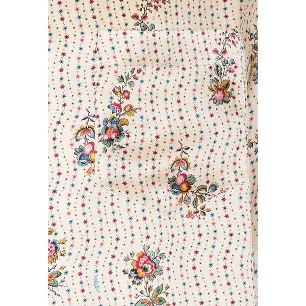 Valentino Garavani Papier Floral Print Bowling Shirt - Multicolor