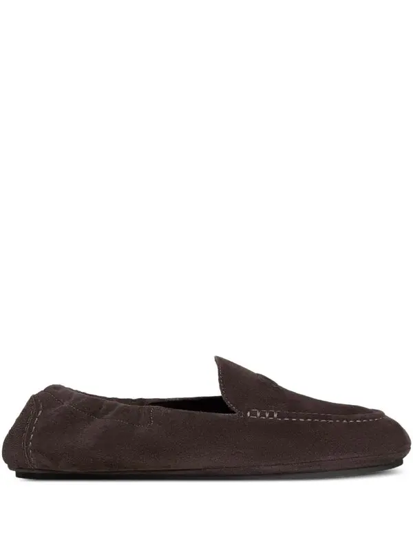 Celine Adam Leather Loafers - Multicolor